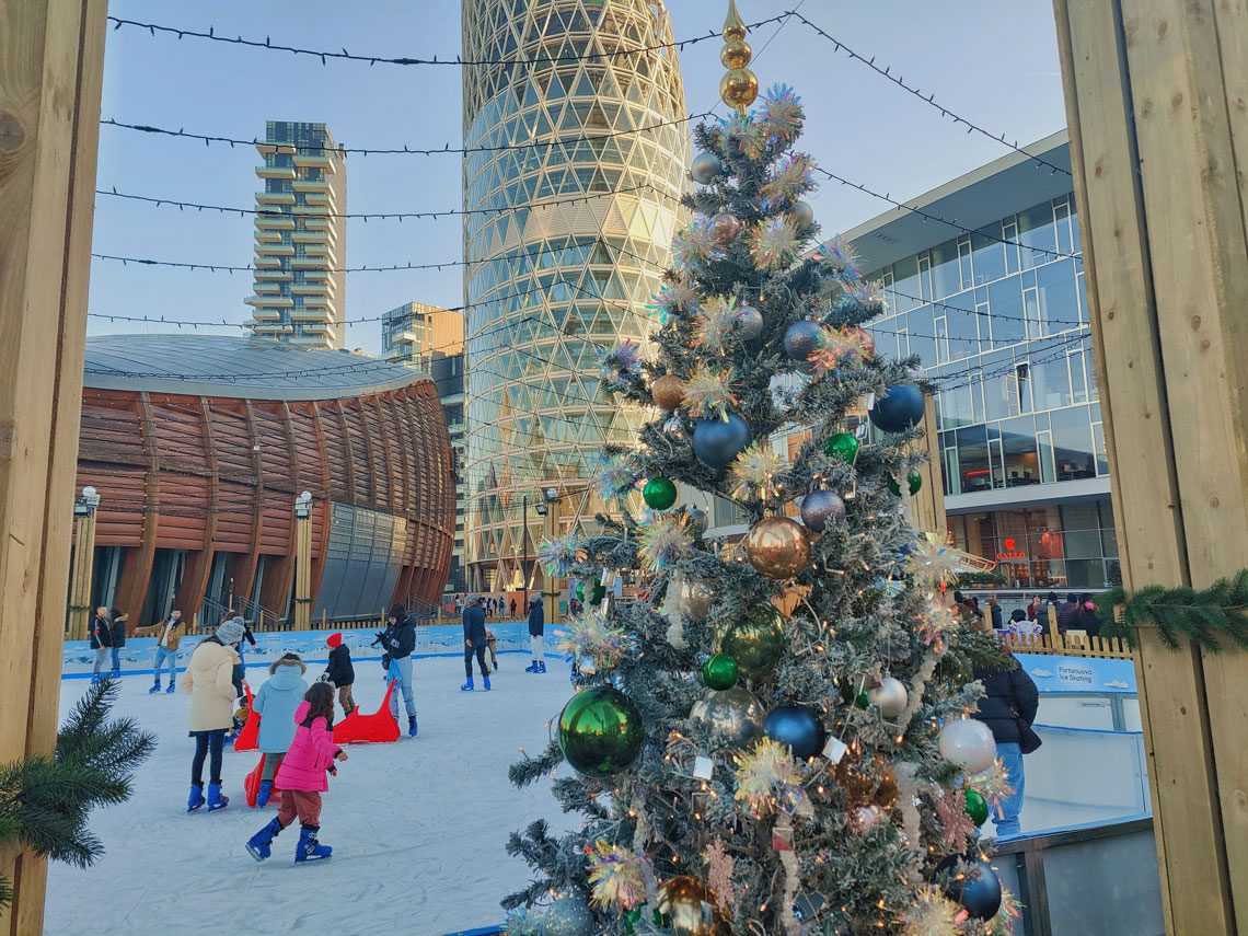 Christmas Ice skating rinks in Milan - The Milan Diaries